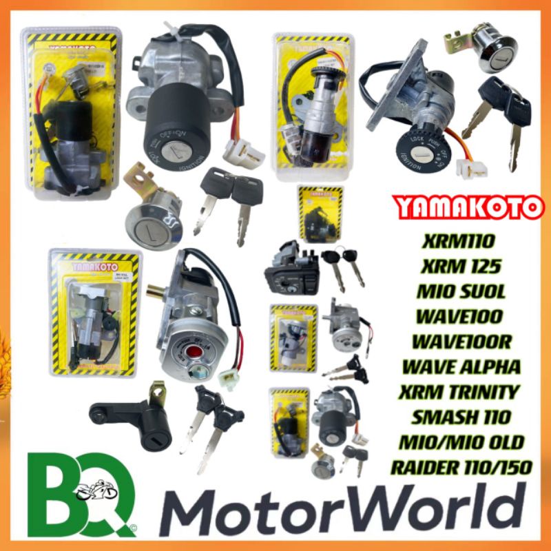 Ignition switch Set Yamakoto For Universal Motorcycle Mio Wave Wave125 ...