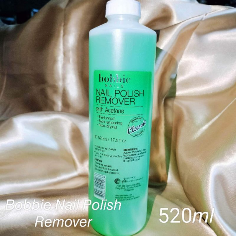 520ml & 275ml Bobbie Green acetone Classic CUTICLE REMOVER CUTICLE ...