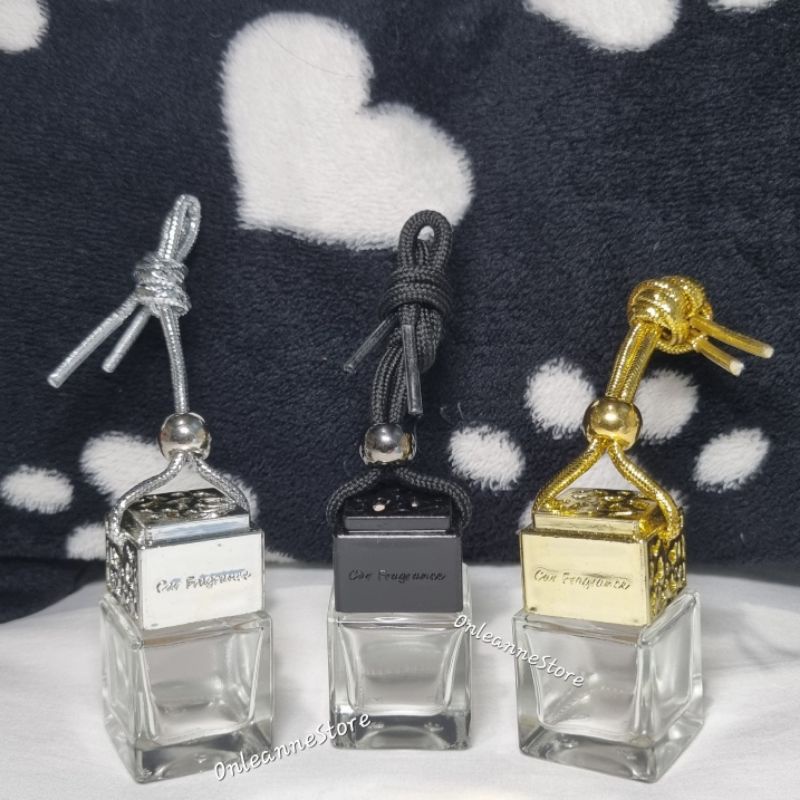 Car Hanging Diffuser Empty Bottles with Metallic Cap | Shopee Philippines