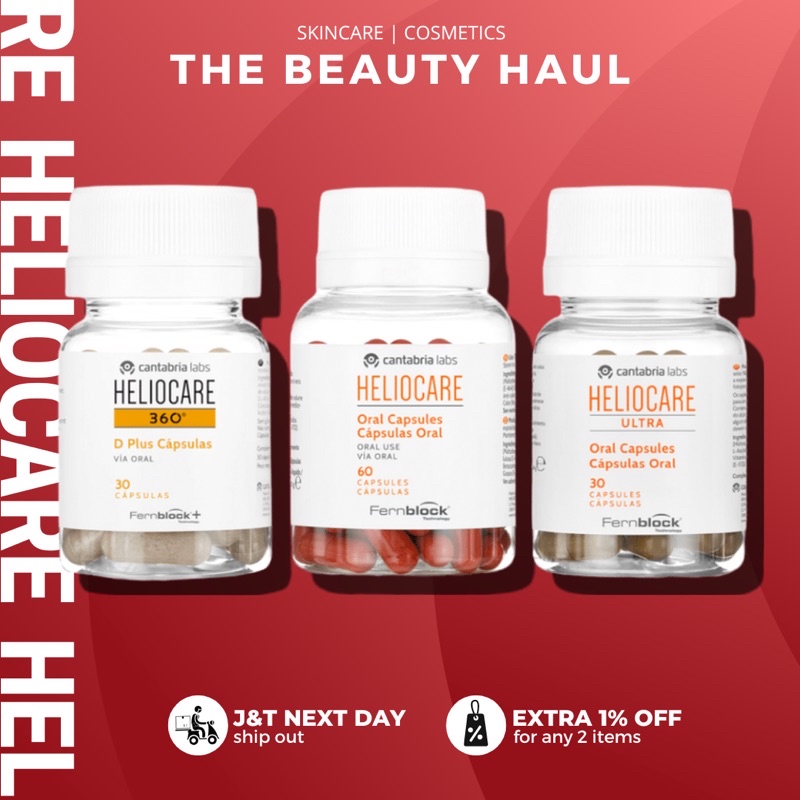 Heliocare Advanced Oral Capsules | Ultra-D Capsules | 360º D Plus Photo ...