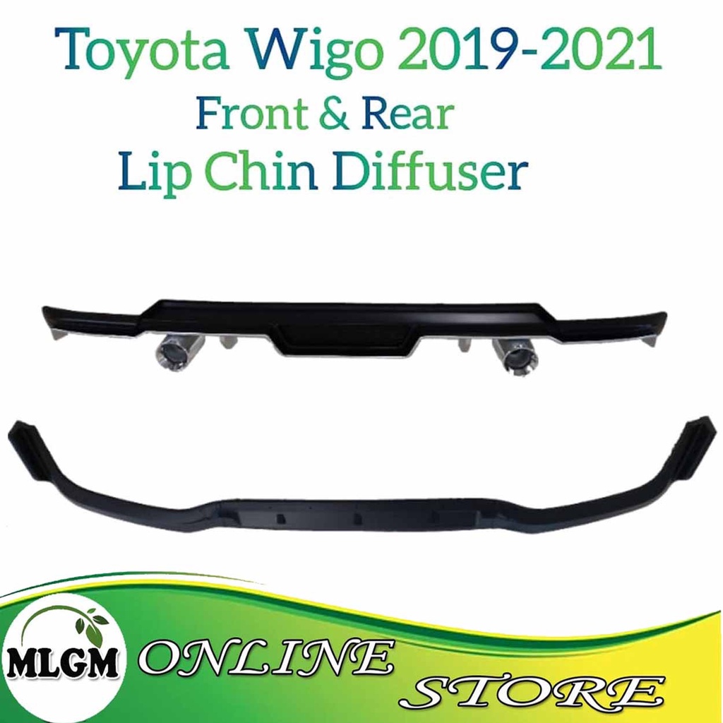 TOYOTA WIGO Front&Rear Bumper Diffuser for Gen2 and Gen3 from 2018 to ...