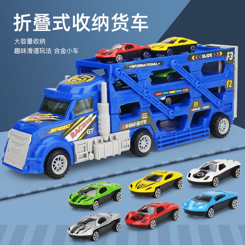 [Ready Stock] container truck toys howo truck toy trailer truck toys ...
