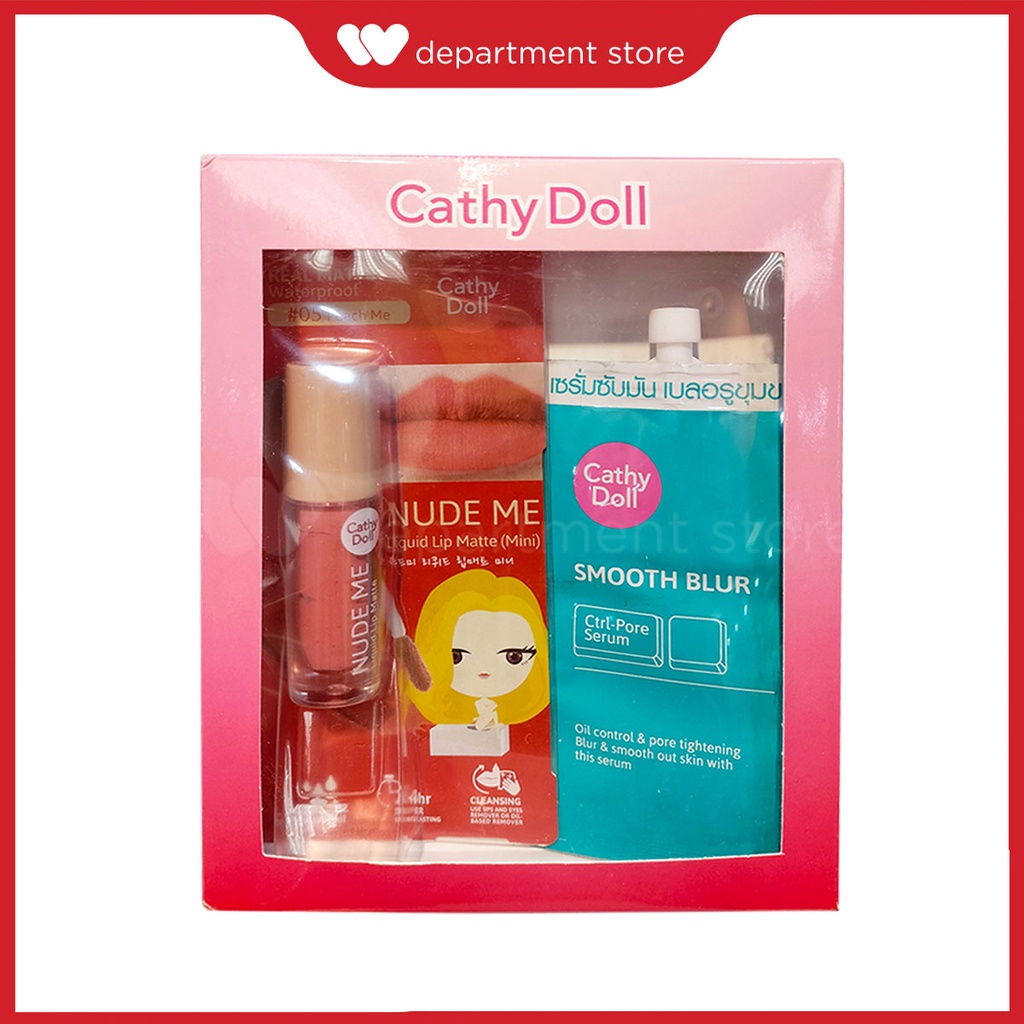 CATHY DOLL 100% Authentic Lip Matte (Mini - Peach Me) and Skin Smooth ...