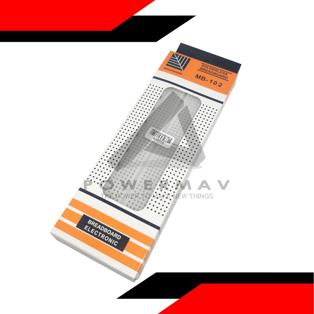 Breadboard 830 Tie Point Mb 102 830 Tie Point Solderless Prototype Pcb Board 830 Pin Pcb Bread 