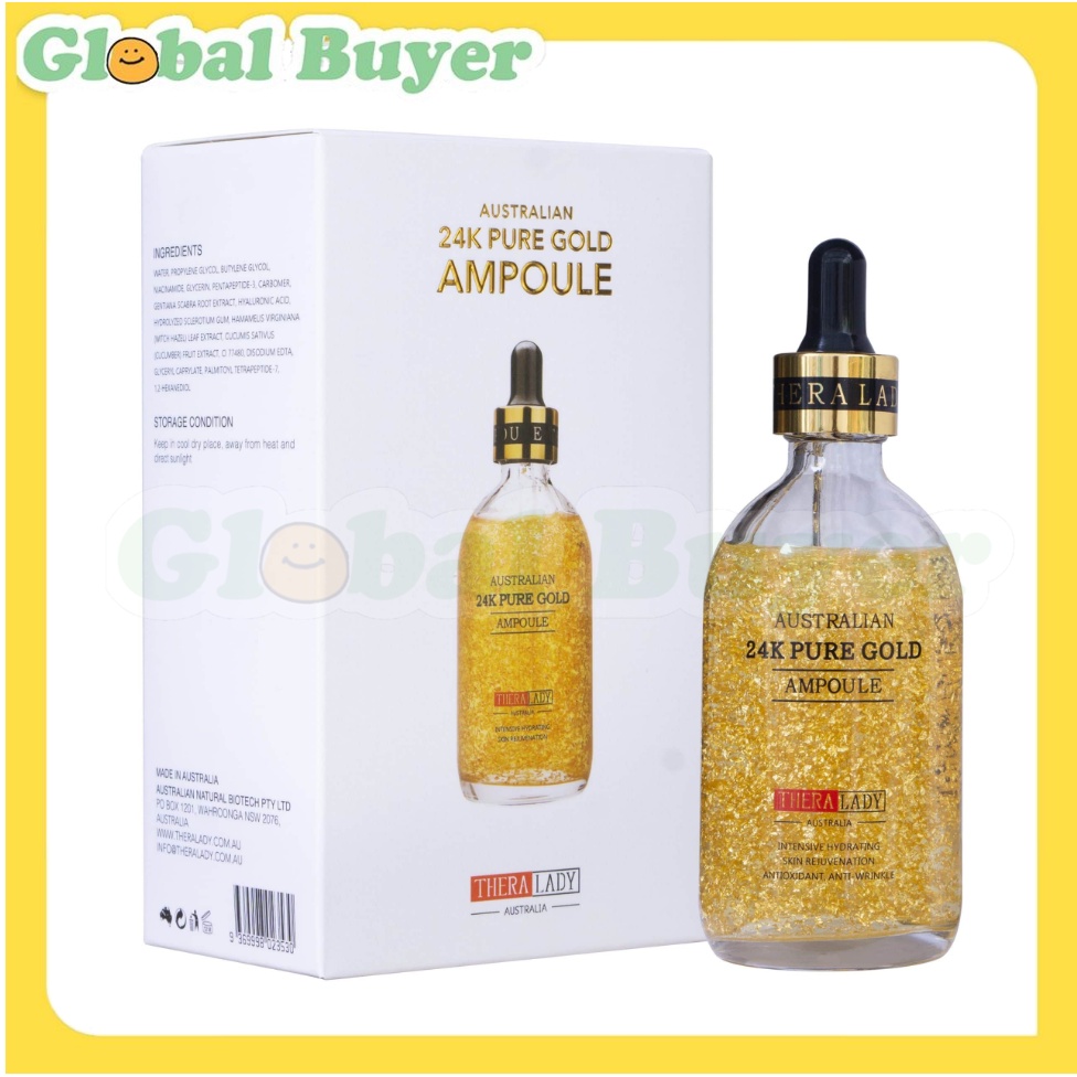 Thera LAdy 24K Pure Gold Ampoule 100ml | Shopee Philippines