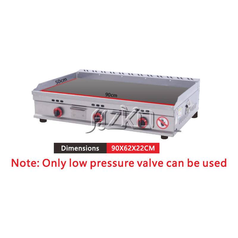 Multi functional gas grab burger griddle sea food cooking grill all-in ...