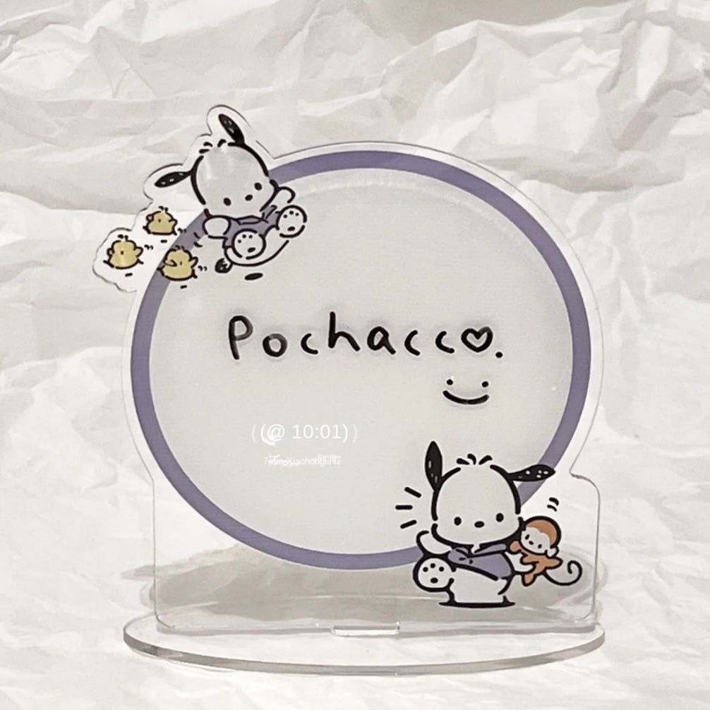 Cartoon Sanrio Acrylic Standing Sign Reminder Board Pacha Dog Bedroom ...