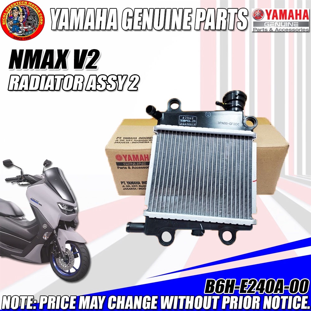 NMAX V2 RADIATOR ASSY 2 (YGP) (GENUINE: B6H-E240A-00 / B6H-E240A-01 ...