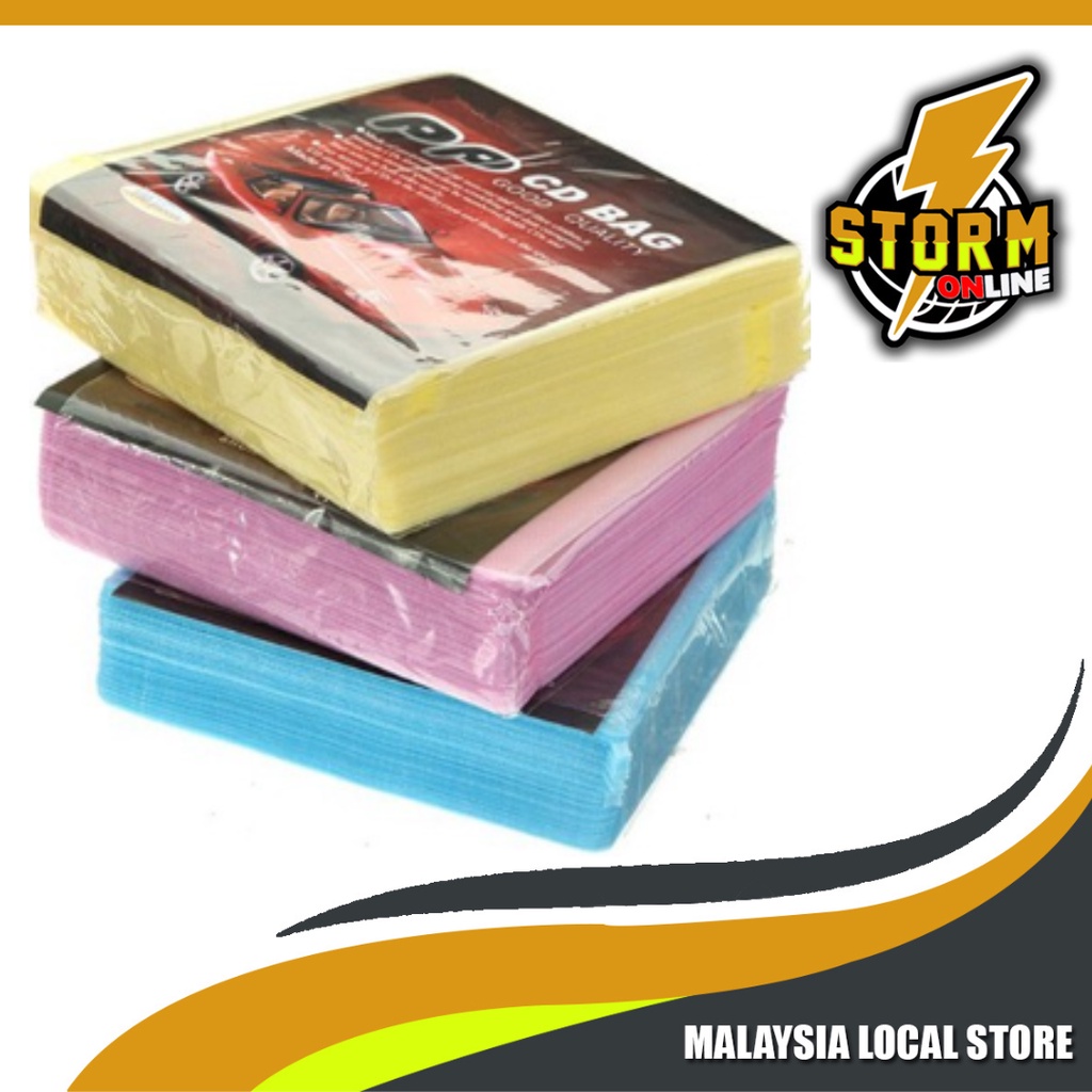 CD/VCD Plastic Pocket Sleeve CDR DVD VCD | Shopee Philippines