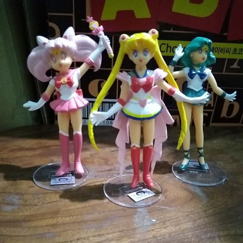 Sailor Moon Figures Banpresto 1995 Vintage Preloved Mint Condition ...