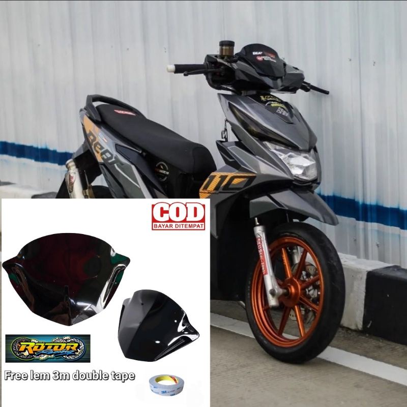 Visor all new beat esp model beat Acrylic Material free Glue 3m ...