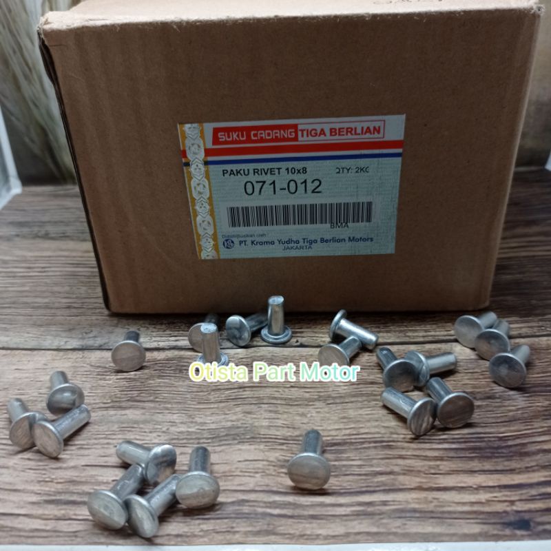 BRAKE PAD RIVET NAILS 8x10 PS125 PS 125 CANTER TURBO DYNA HT 2 KG ...