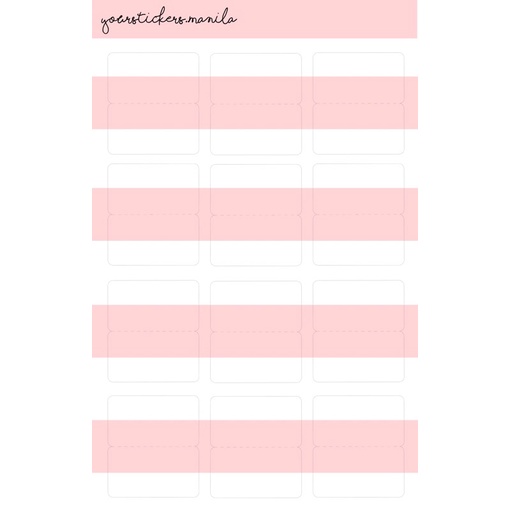 Planner Sticker Tabs - Blank | Shopee Philippines