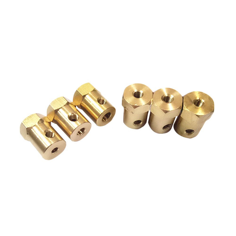 Hexagonal Brass Coupling length 18mm Hex Connector Robot Accessories ...