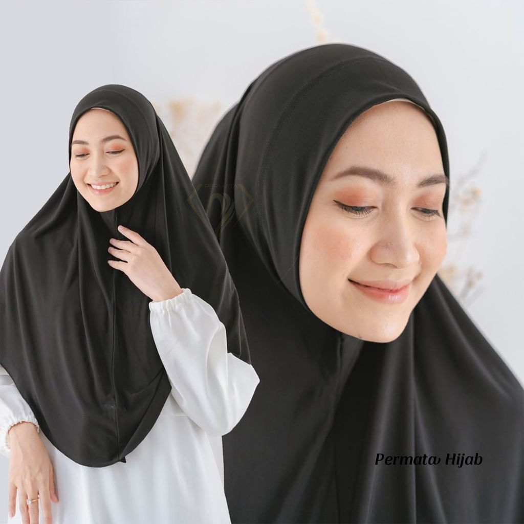 Bergo Non Pad Jumbo/Khimar Daily Malay Jersey Premium (L) | Shopee ...