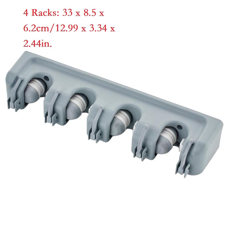 From PH VVANKA Broom Holder Wall Mounted Cleaning Tool Organizer Mop ...