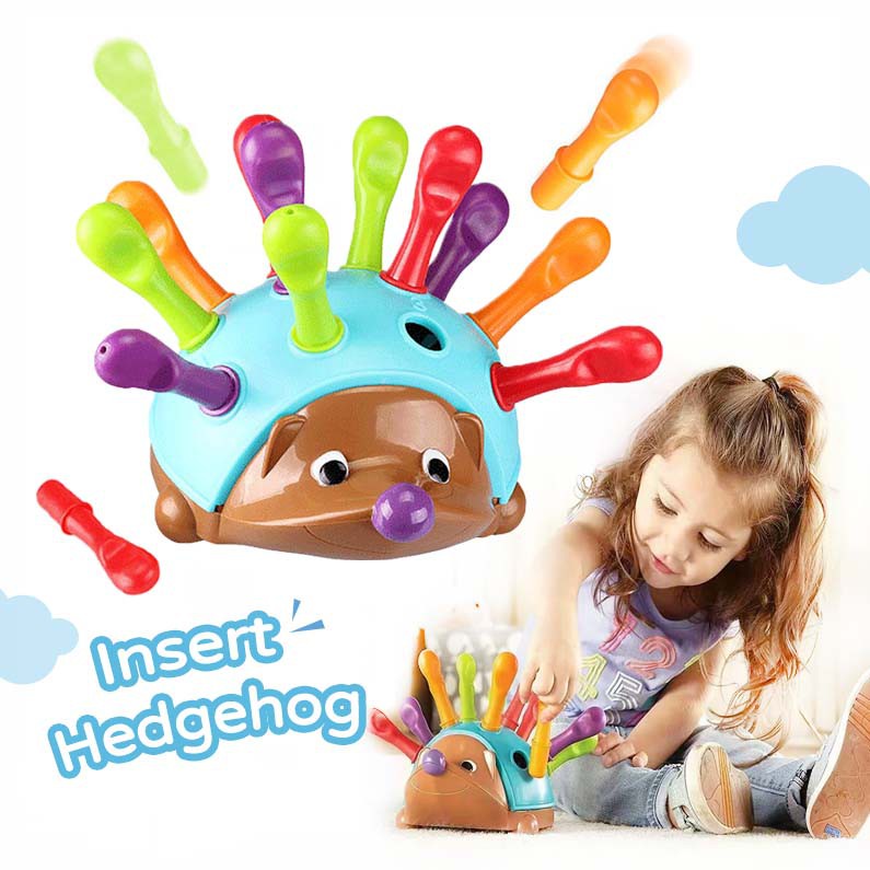 COD baby Colors Numbers Sorter Toy Puzzle toy Educational Hedgehog toys ...