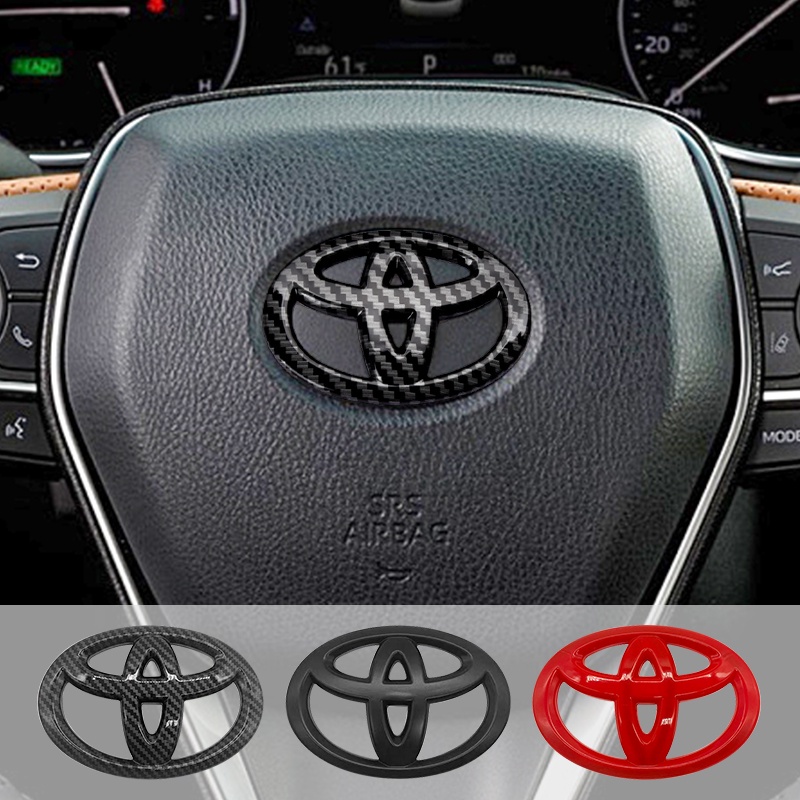 Car Steering Wheel Emblem Sticker for Toyota Multimedia Accessories ...