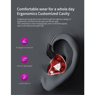 QKZ AK6 High Fidelity Wire Earphones Universal 106db 1.2m 3.5mm Sports In-Ear Hifi Sound Earbuds ...