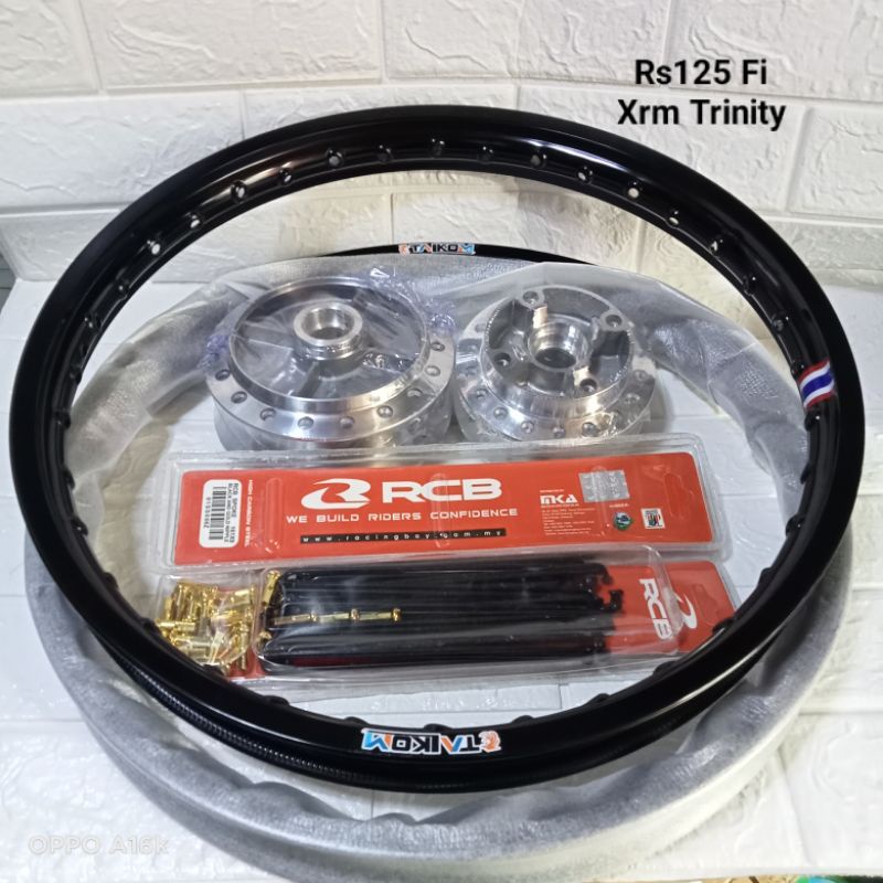 Rs125 Fi & Xrm Trinity rim set (rear drumbrake) | rimset | Shopee ...