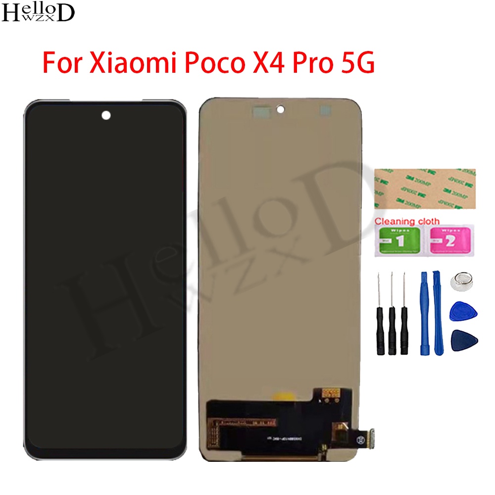 Original / TFT LCD Display For Xiaomi Poco X4 Pro 5G 2201116PG Display LCD Touch Screen ...