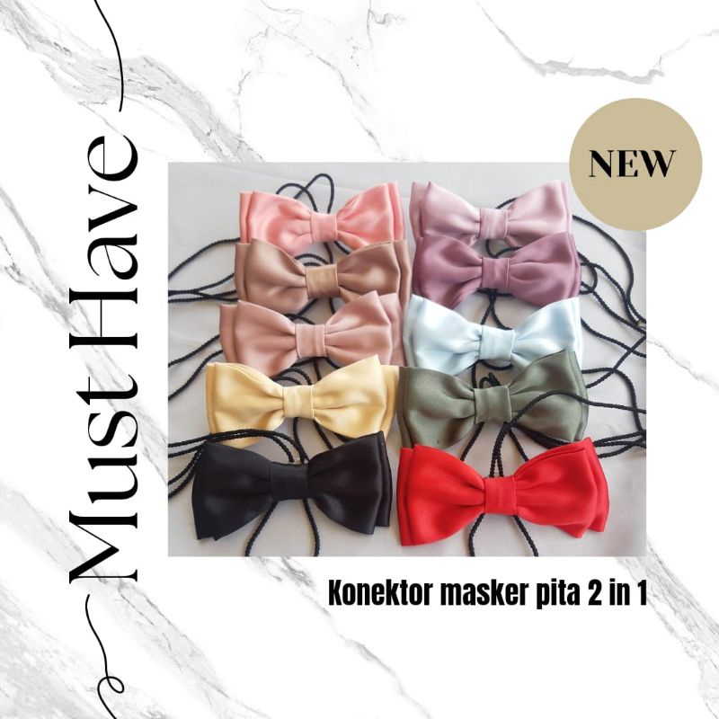 2in1 Ribbon Mask Connector/viral Connector Connector | Shopee Philippines