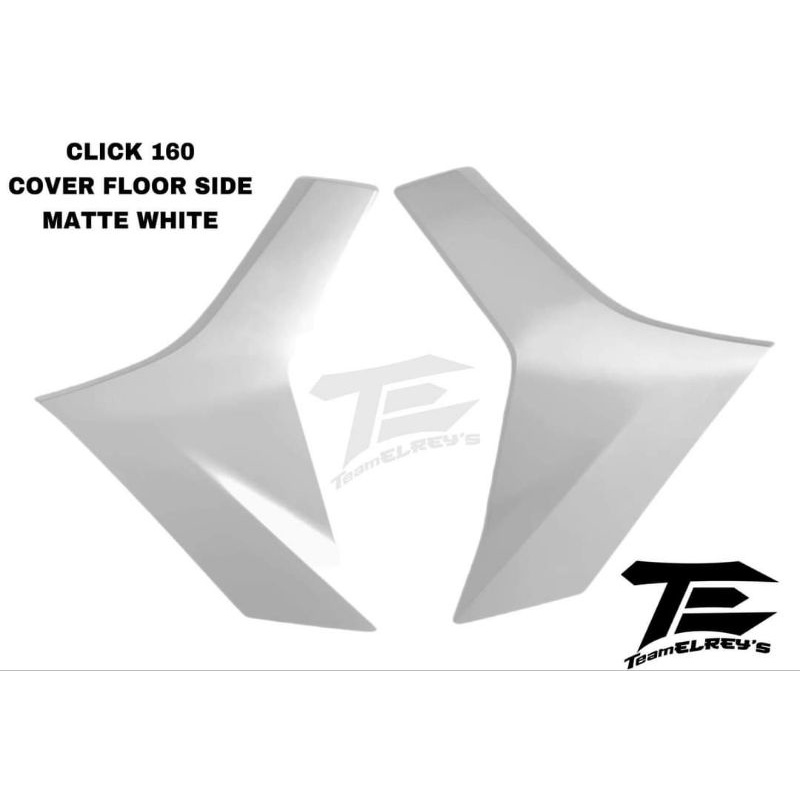 STOCK FLOOR SIDE COVER FOR CLICK 160 MATTE WHITE | Shopee Philippines