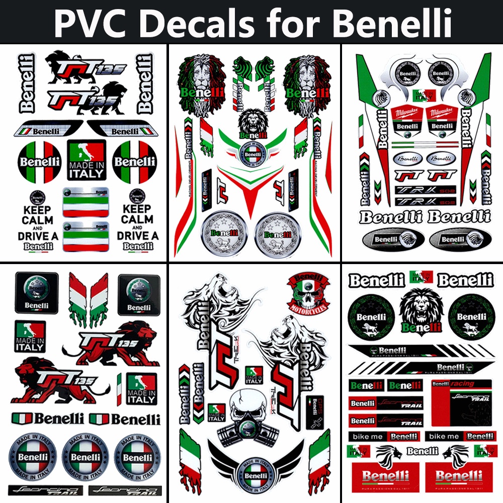 Benelli Logo Reflective Motorcycle Stickers Motorcross Helmet Body ...