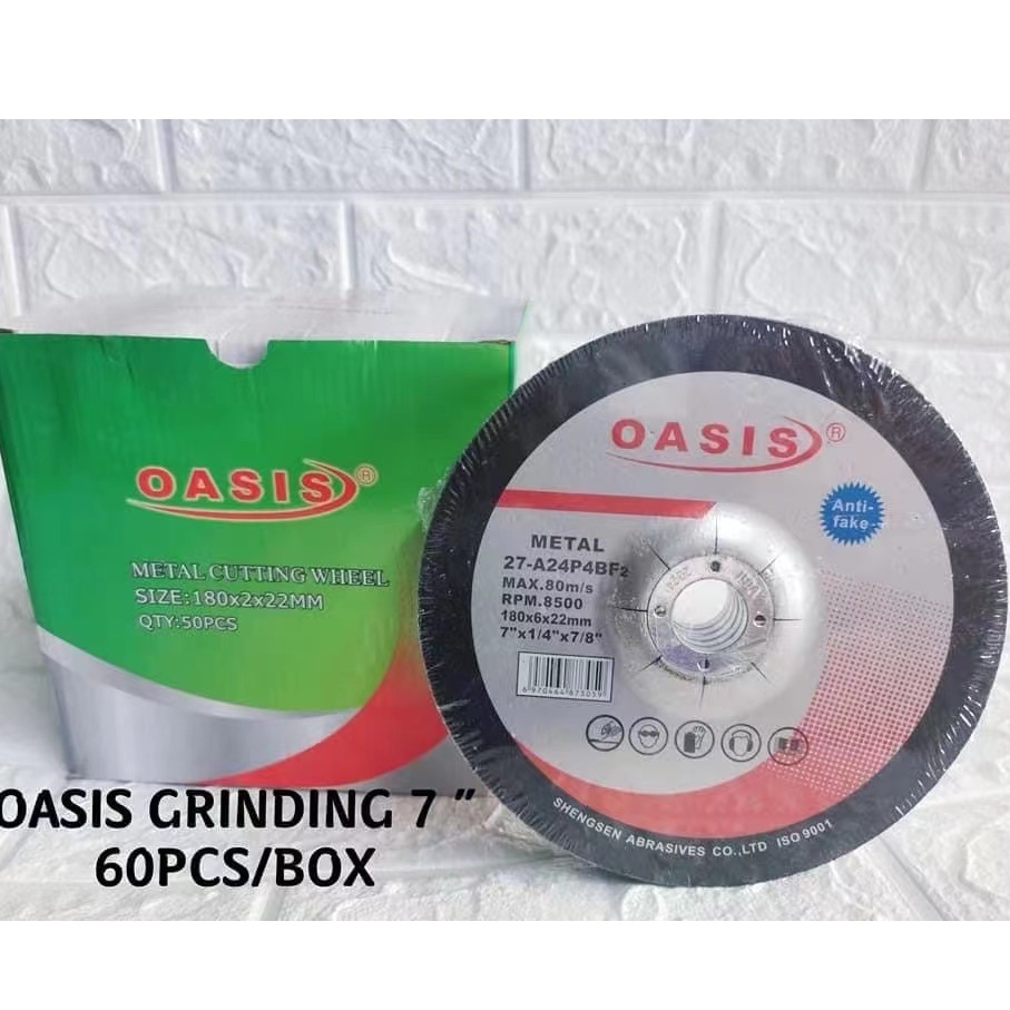 Oasis/Esperto grinding disc.7"(180x6x22mm) | Shopee Philippines