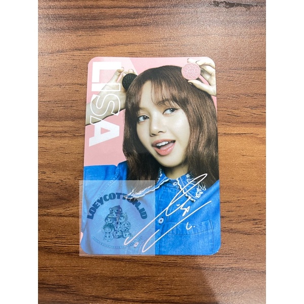 PC BLACKPINK X OREO LISA OFFICIAL 03 PHOTOCARD | Shopee Philippines