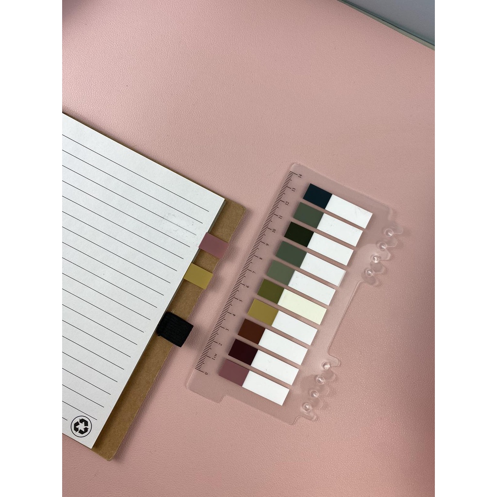 200pcs Colorful Sticky Note Memo Pad Label Sticker Bookmarks Notepad ...