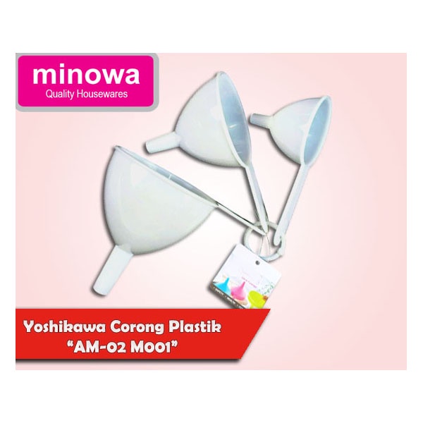 Minowa Plastic Funnel 3 Pcs | Shopee Philippines
