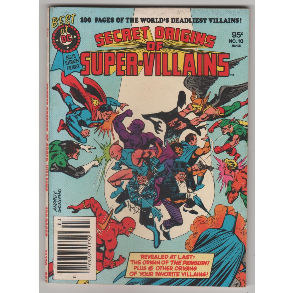 Best of DC Digest 10, 20 (1981-82) 1st Penguin origin! 100 pgs. Batman ...