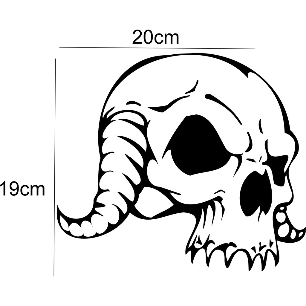 Skull Stickers, cutting Stickers, cutting Stickers, Car Stickers ...