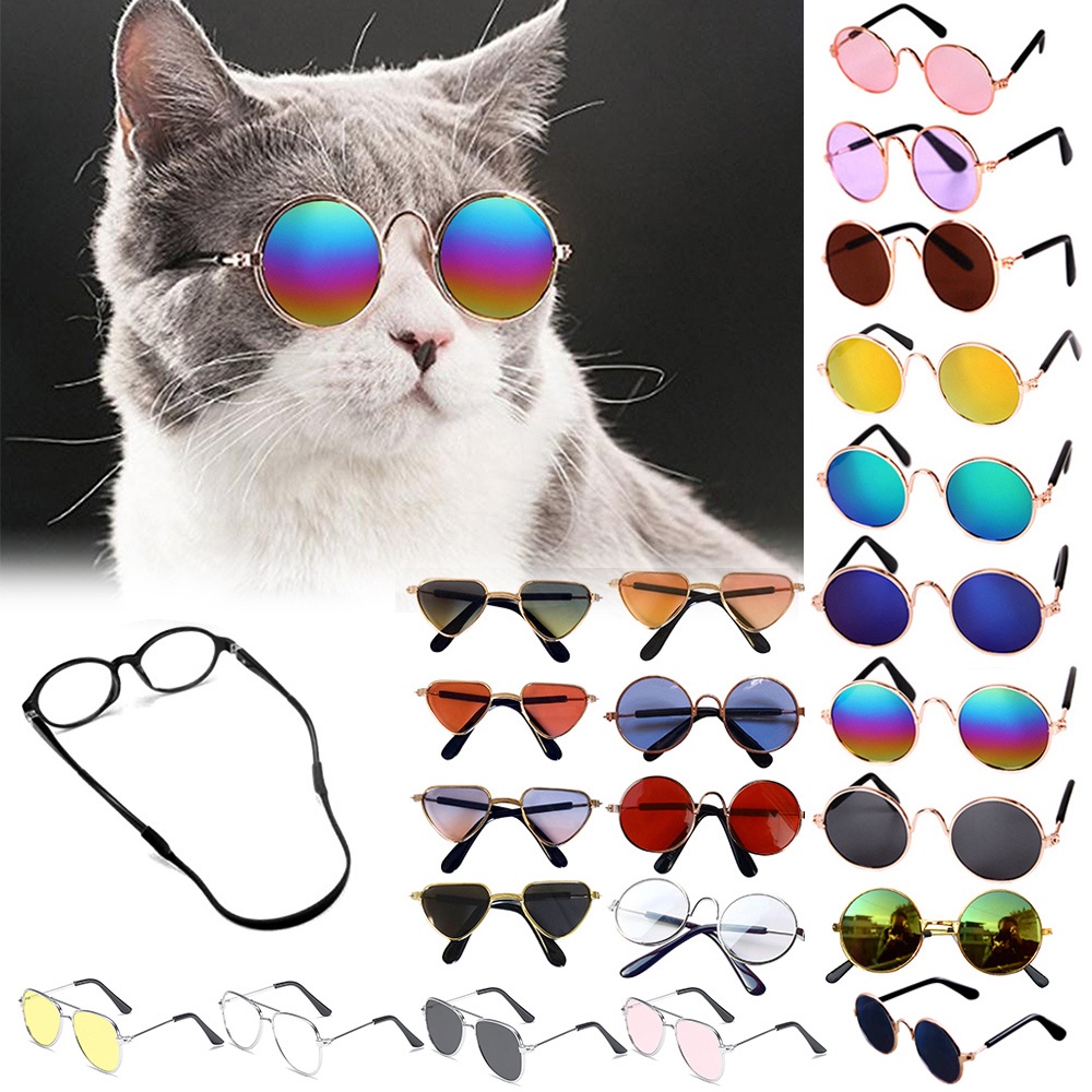 Dog Cat Glasses Puppy Eyeglasses Cat Eye-wear Protection Sunglasses Pet ...