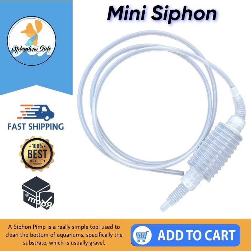 Siphon Small Siphon Pump Aquarium Cleaner Fish Tank Cleaner Mini Siphon ...