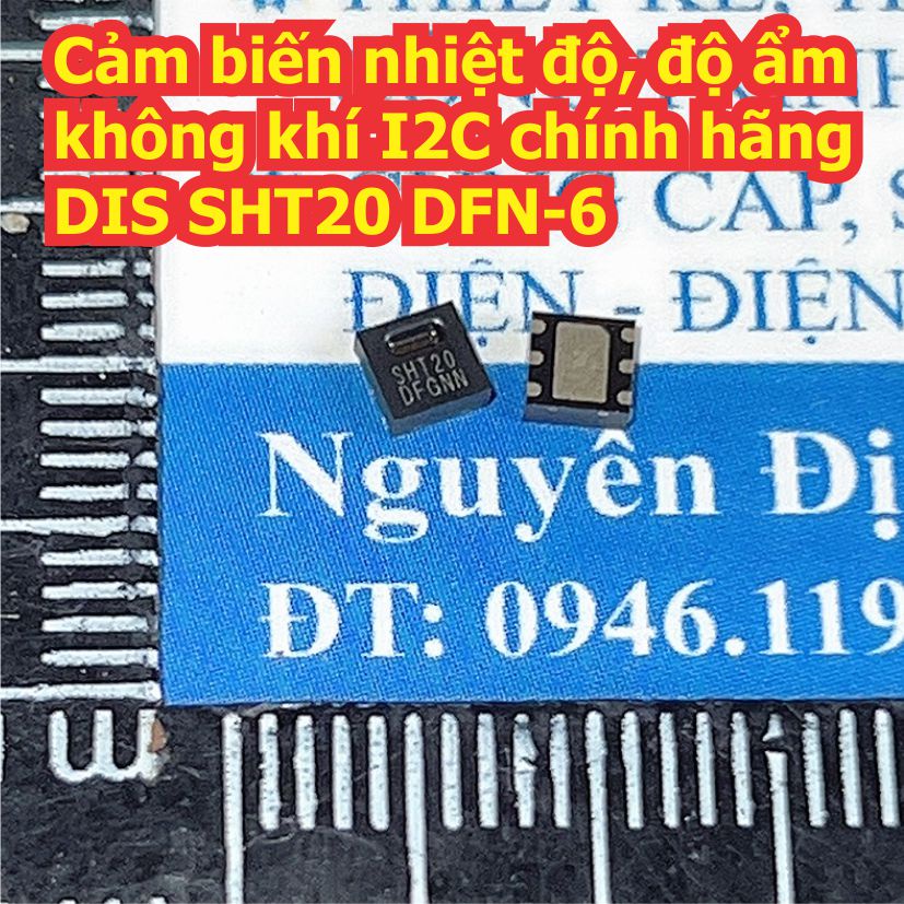 Genuine I2C air temperature and humidity sensor DIS SHT20 DFN-6 SHT30 ...