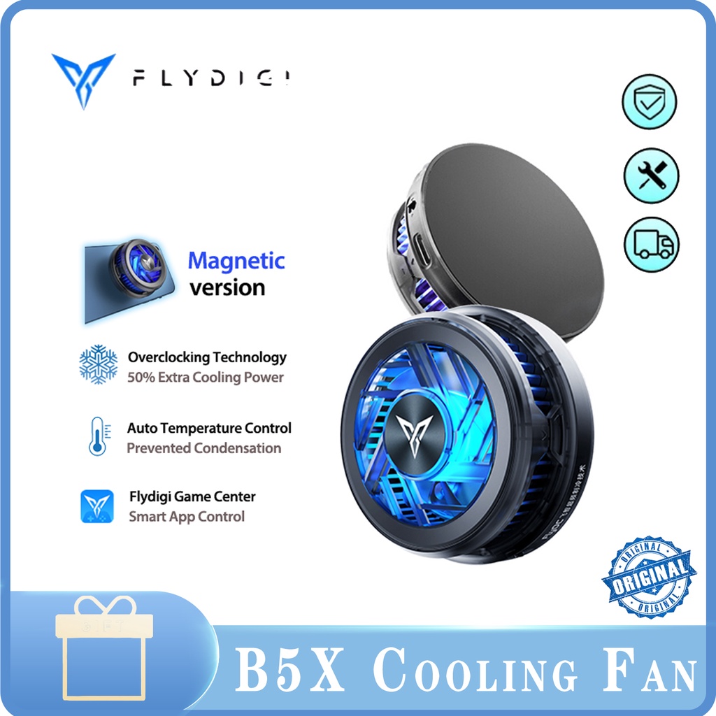 Flydigi B5X Magnetic Cooling Fan - FlyOC™ Overclocking Cooling Tech ...