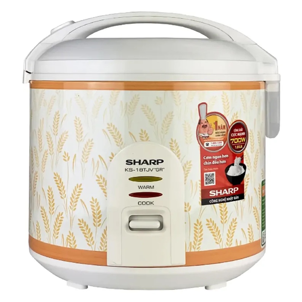 Sharp KS-18TJV 1.8 liter electric lid rice cooker (Random color ...