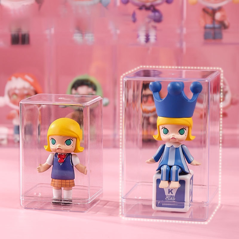 Stackable Acrylic Mystery Box Storage Display Frame Single Transparent ...
