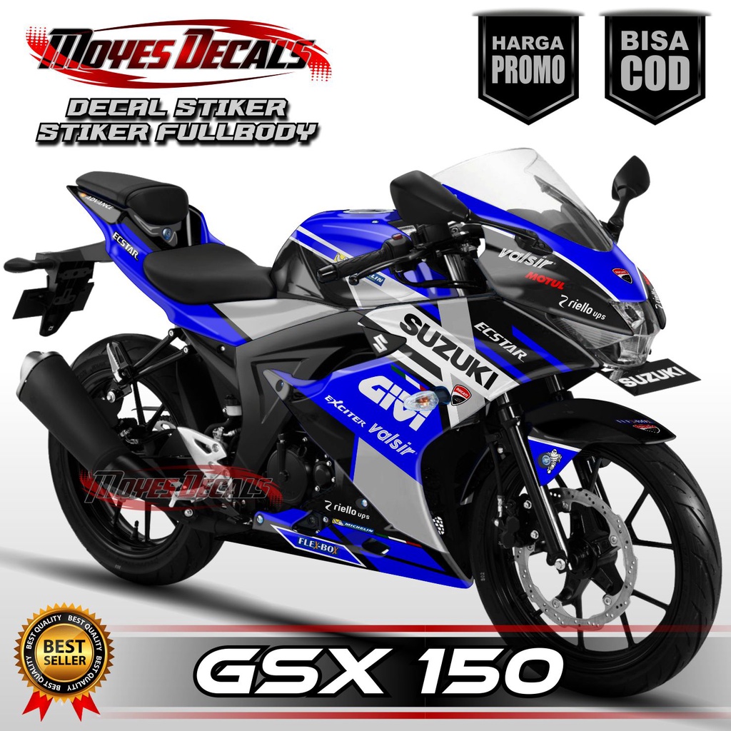 New!!! Decal Gsx R150 Full Body Sticker Gsx R150 Full Body Decal Gsx ...