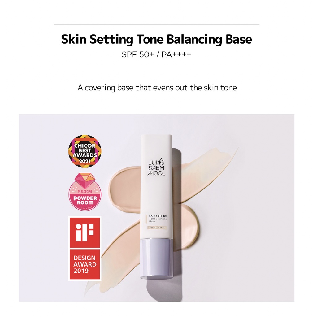 [JUNG SAEM MOOL]Skin Setting Tone Correcting Base/ Tone-up Sun Base ...