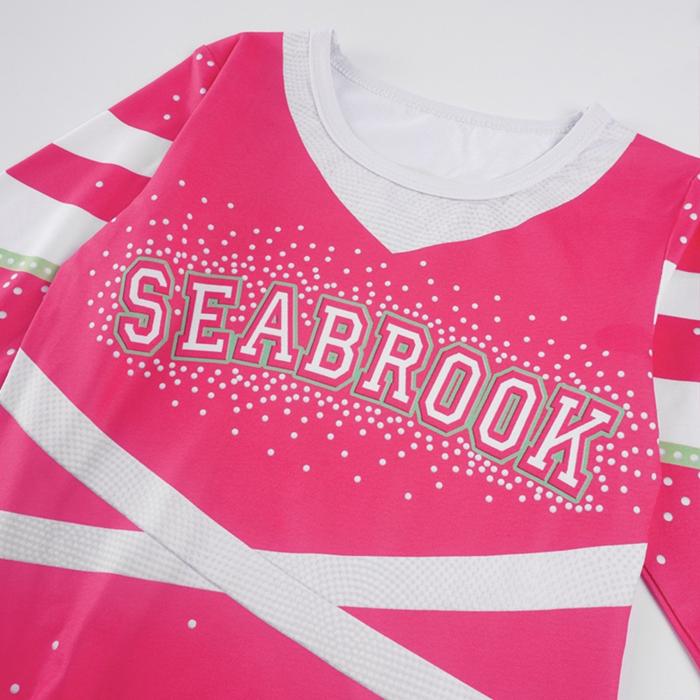 Zombies Alien Addison Costume Cosplay Cheerleader Volleyball School Tee ...