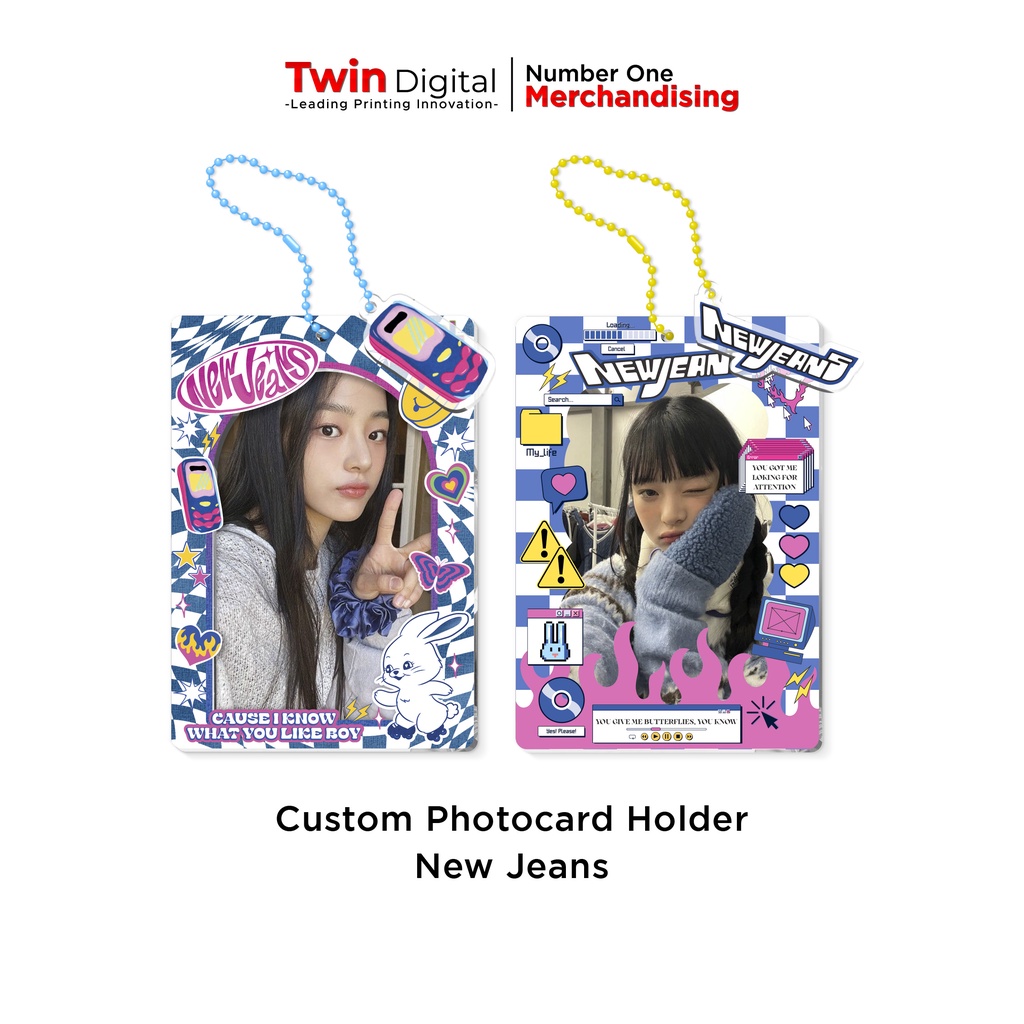 Twindigital Photocard Holder Figure NewJeans Poca Frame Deco - PC Case ...
