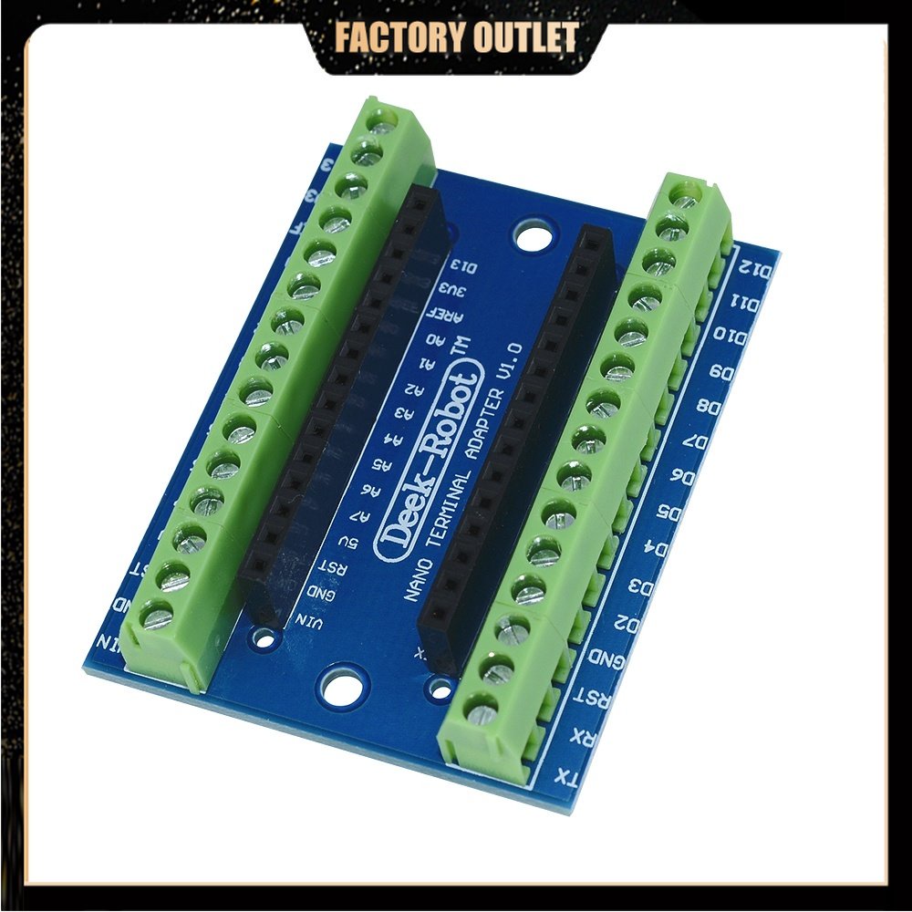 Socket Connector Nano Terminal Adapter for the Nano V3.0 AVR ATMEGA328P-AU Board Module Arduino ...