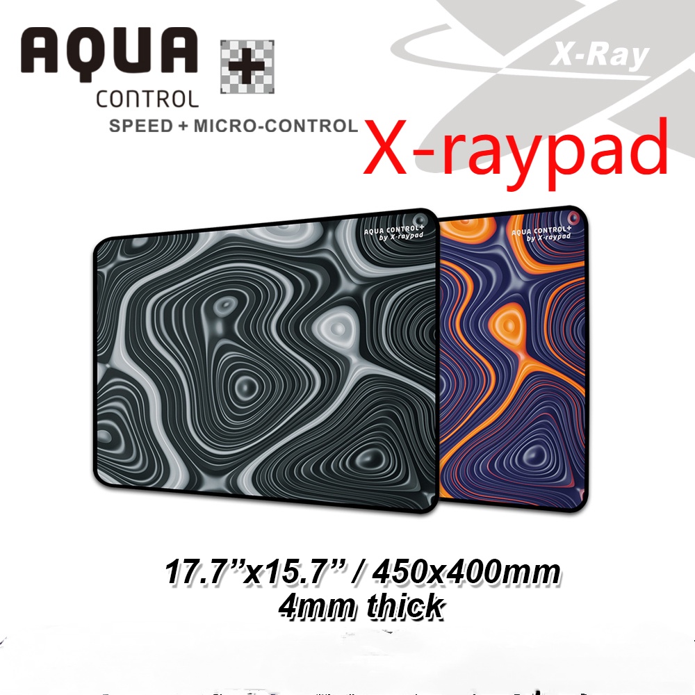 X-raypad ROB Strata Aqua Control Plus Gaming Mouse Pads 450x400x4mm - XL / 17.7" x 15.7 ...