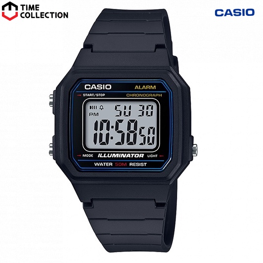 Casio W-217H-1AVDF Digital Rubber Strap Watch | Shopee Philippines