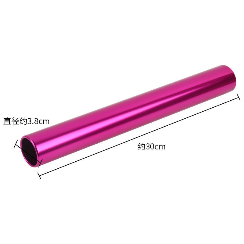 Wooden Relay Baton Sports Track and Field Training Relay Race Red White ...