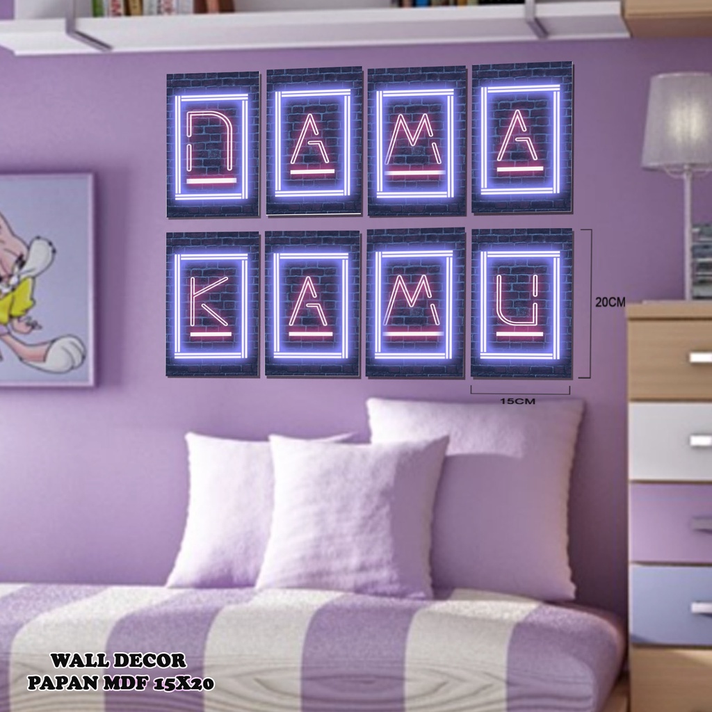 Mdf Board Wall Wallpaper 15X20 Letters Effect On Already Using Glue ...