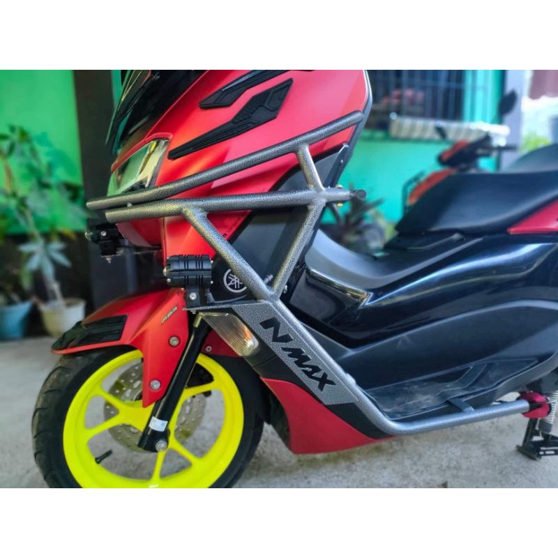 NMAX V2 crash guard with CNC CUT ACCESSORIES POWDER COATED AVAILABLE ...